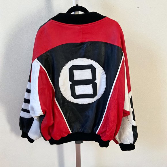 Route 66 | Jackets & Coats | Route 66 Mens 8 Black White Red Leather ...